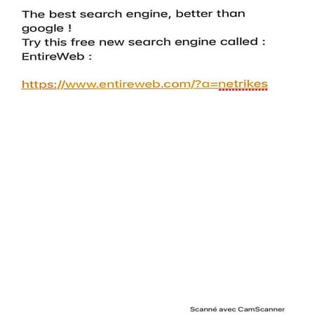 EntireWeb Better than Google | PDF