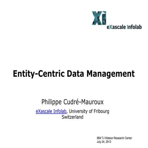 Entity centric data_management_2013 | PPTX