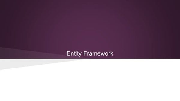 Learn Entity Framework In A Day With Code First Model First And Data