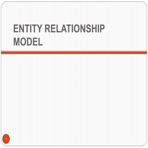 The Entity Relationship Model In Dbmsppt Databases Computer Software And Applications