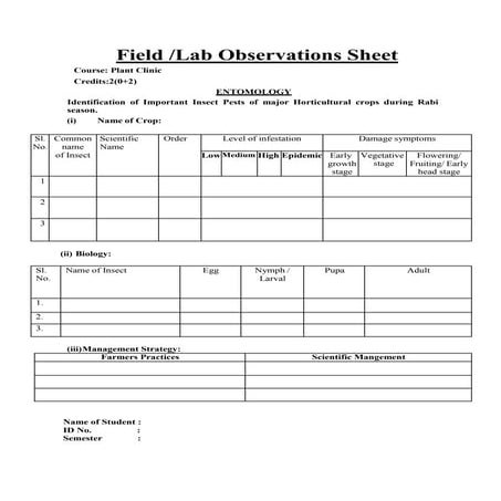 ENTOMOLOGY Field /Lab Observations Sheet.docx
