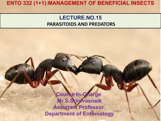 Lec. 15. Pests - Definition - Categories, Causes for outbreak of pests.ppt