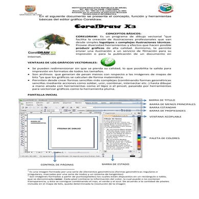 Unidad iii elementos y comandos de corel draw | DOCX