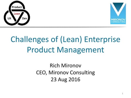 Understanding Enterprise Product Companies | PPT
