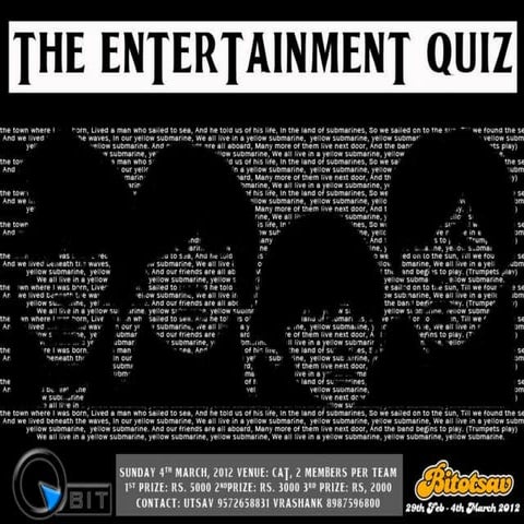 Entertainment Quiz Prelims | PPT