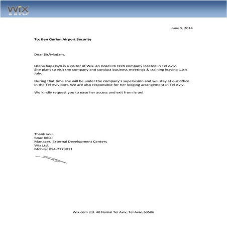 Letter | PDF