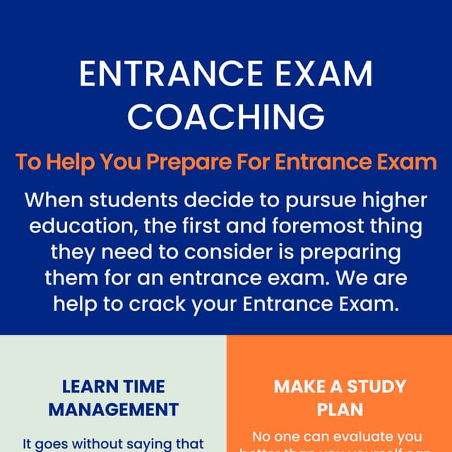 Entrance Exam coaching | PDF