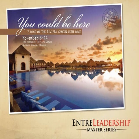 Dave Ramsey's EntreLeadership Master Series | PDF