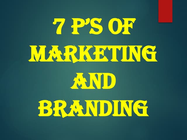 Product and Brand Management unit - 1 | PPT