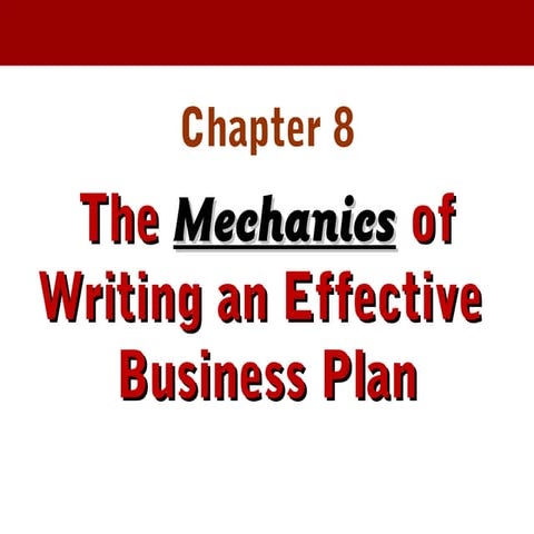 Entrepreneurship Chapter 8 Ethan Chazin | PPT