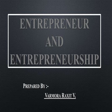 Entrepreneur | PPT