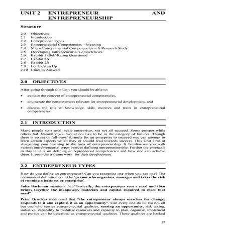 Entrepreneur and entrepreneurship | PDF