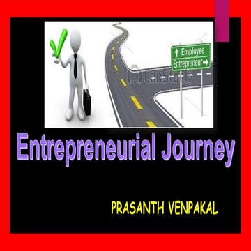 Entrepreneurial journey | PPTX