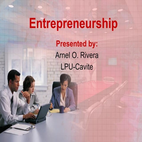 Entrepreneurship | PPT