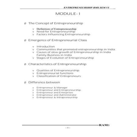 Entrepreneurship | PDF