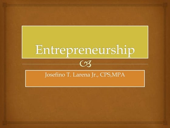 Lesson 2 Entrepreneurial mind | PPTX