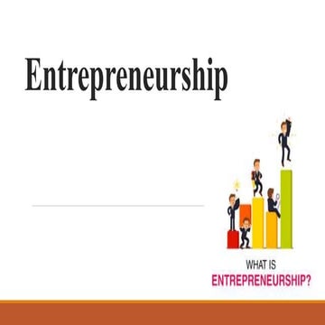 Entrepreneurship | PPT