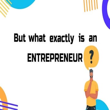 Characteristics of an entrepreneur | PPTX
