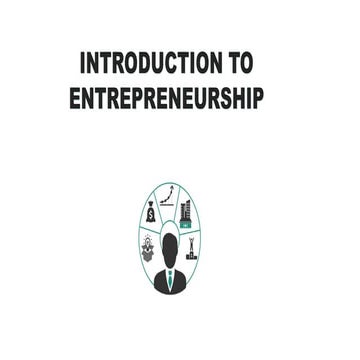 Chapter 1 on Entrepreneurship | PPT