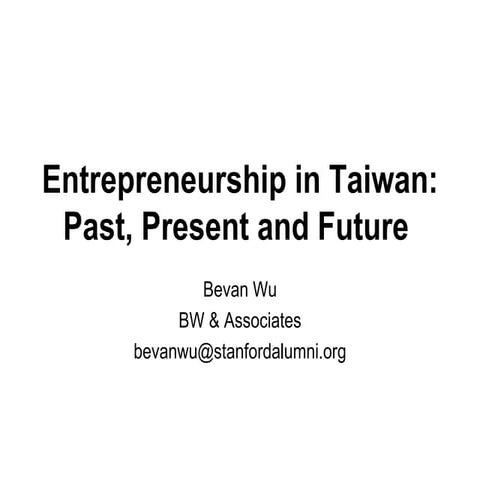 Introduction Taiwan- English version | PPTX
