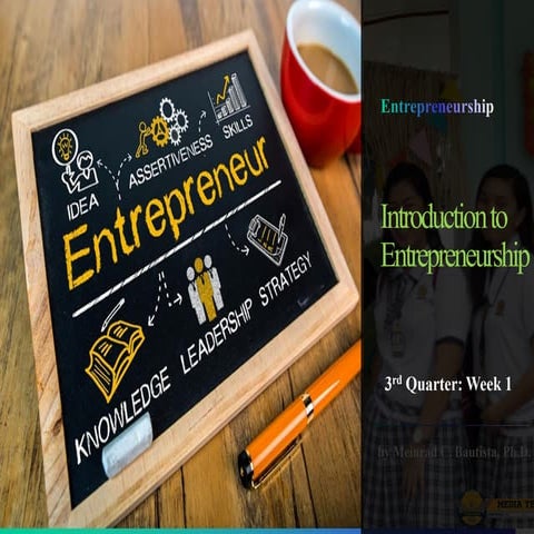 Introduction to Entrepreneurship Week 1 Q3 | PDF