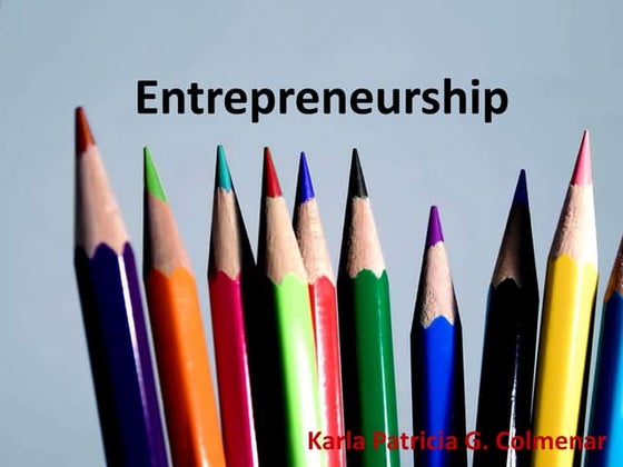 Sources of Entrepreneurial Ideas | PPTX