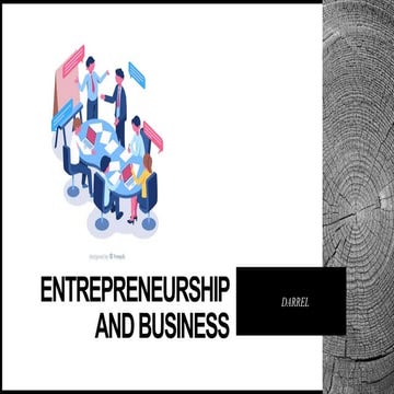 Entrepreneurship and business | PPT