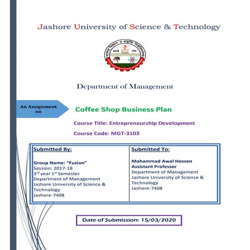 Coffee shop business plan assignment.pdf