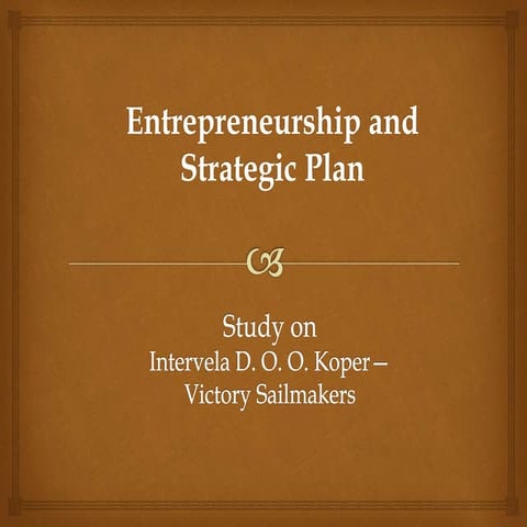 Entrepreneurship case analysis | PPTX