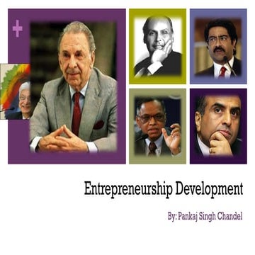 Entrepreneurship development | PPT