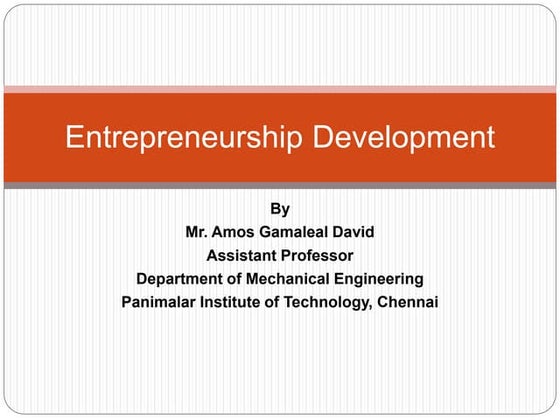 Types Of Entrepreneurs | PPTX