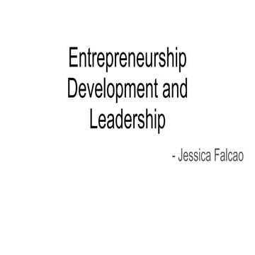 ENTERPRENEURSHIP lecture note unit three | PPTX