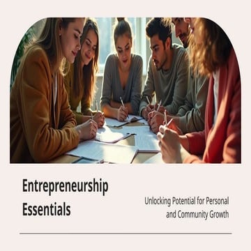 Entrepreneurship Essentials. introduction | PPTX