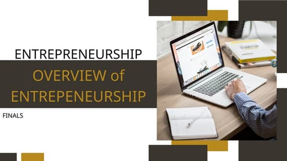 Entrepreneurship-Mod. 6 | PPT
