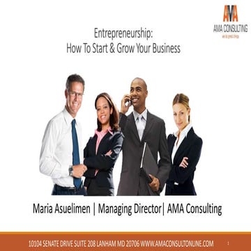 Entrepreneurship 101: How to start and grow your business | PPTX