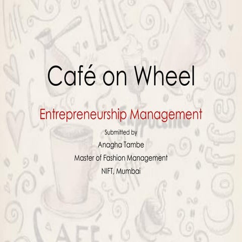 Cafe on Wheels Project model | PDF
