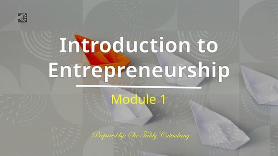 Entrepreneurship Chapter #1.ppt