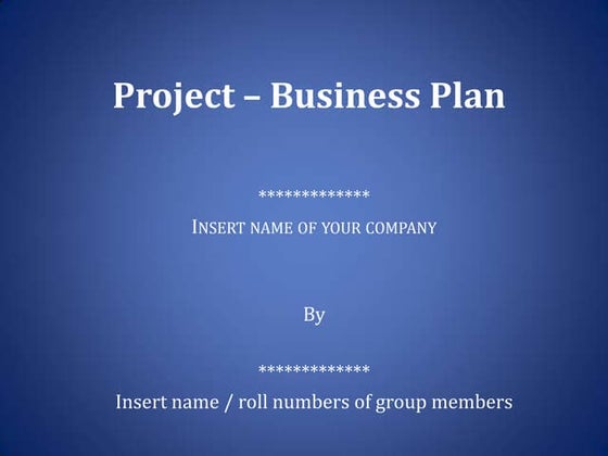 Business plan - Entrepreneurship Project - Shivam Jaiswal | PPTX