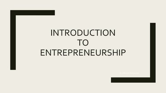 Business plan - Entrepreneurship | PPT