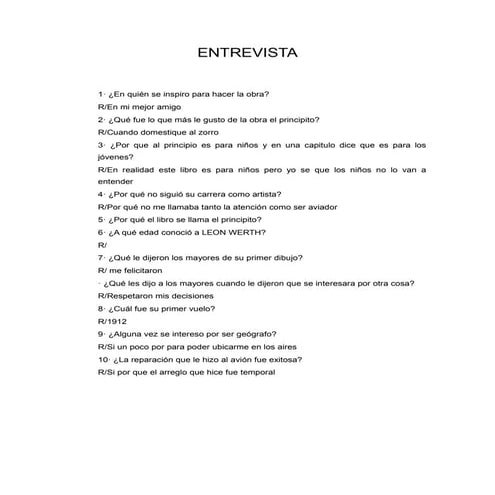 Entrevista[1] | PDF