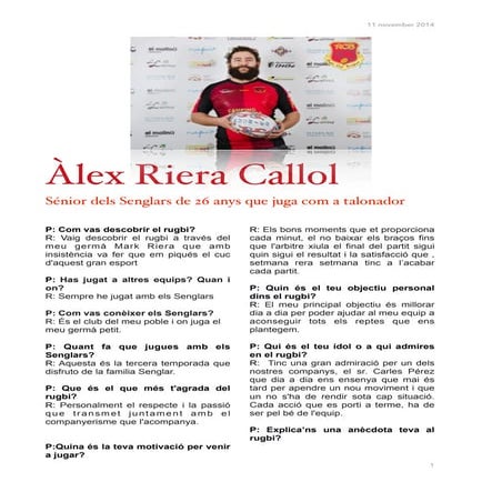 Entrevista alex riera | PDF