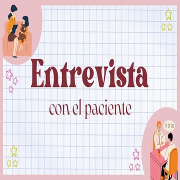 presentación de entrevista con el paciente | PDF