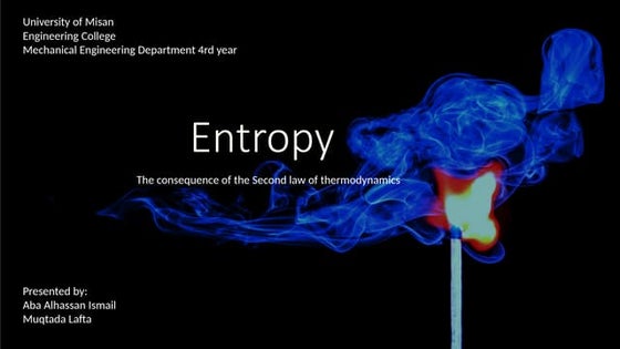 Entropy | PPTX | Geology | Science