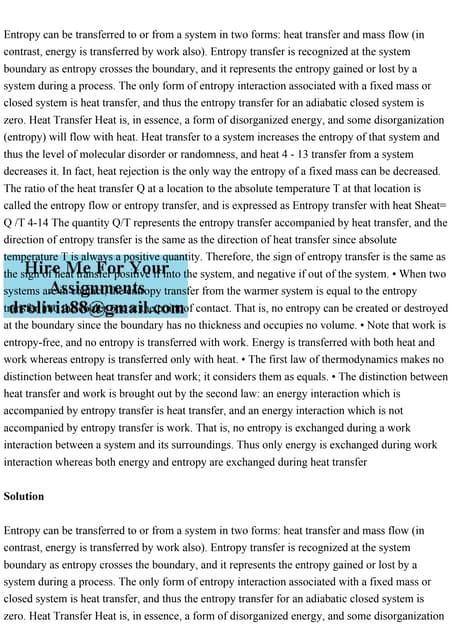 What is entropy- What is its significance for engineering devices and.docx