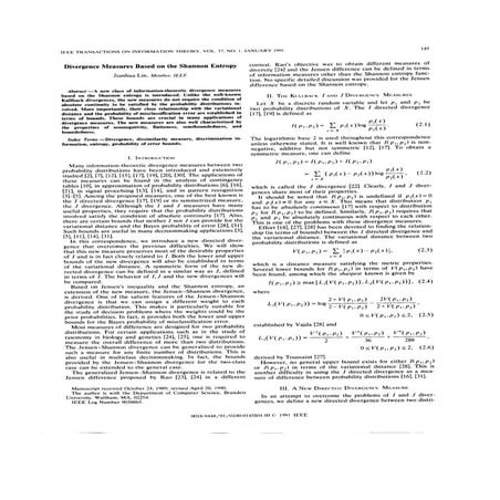 Entropy measure | PDF