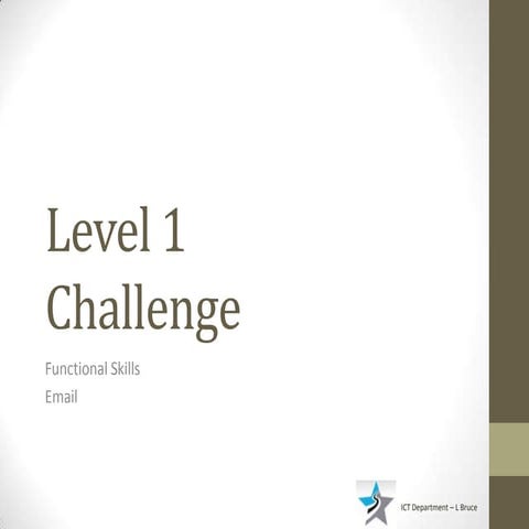 Entry level 3 functional skills | PPTX