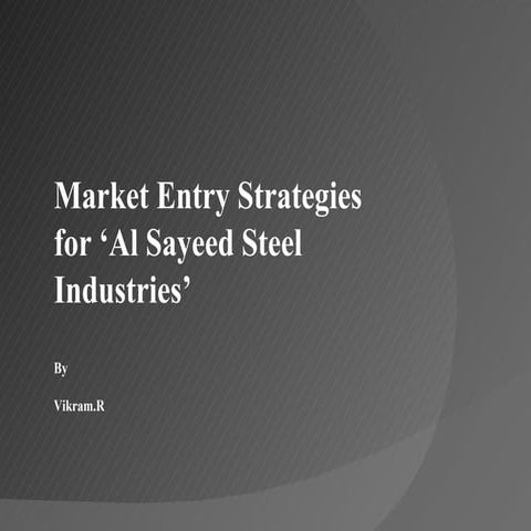 Entry Level Strategies Vikram | PPT