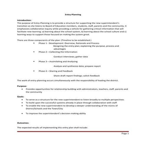 Entry-Planning | DOC