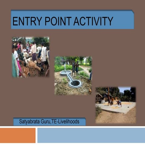 Entry point activity in watershed | PPTX