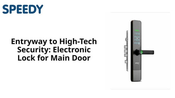 Smart door lock system | PPT